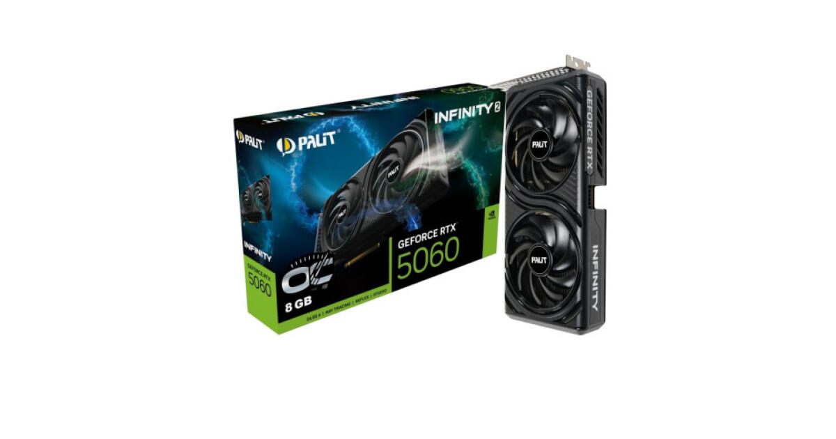 Купить Видеокарта GF RTX 5060 8GB GDDR7 Infinity 2 OC Palit ...
